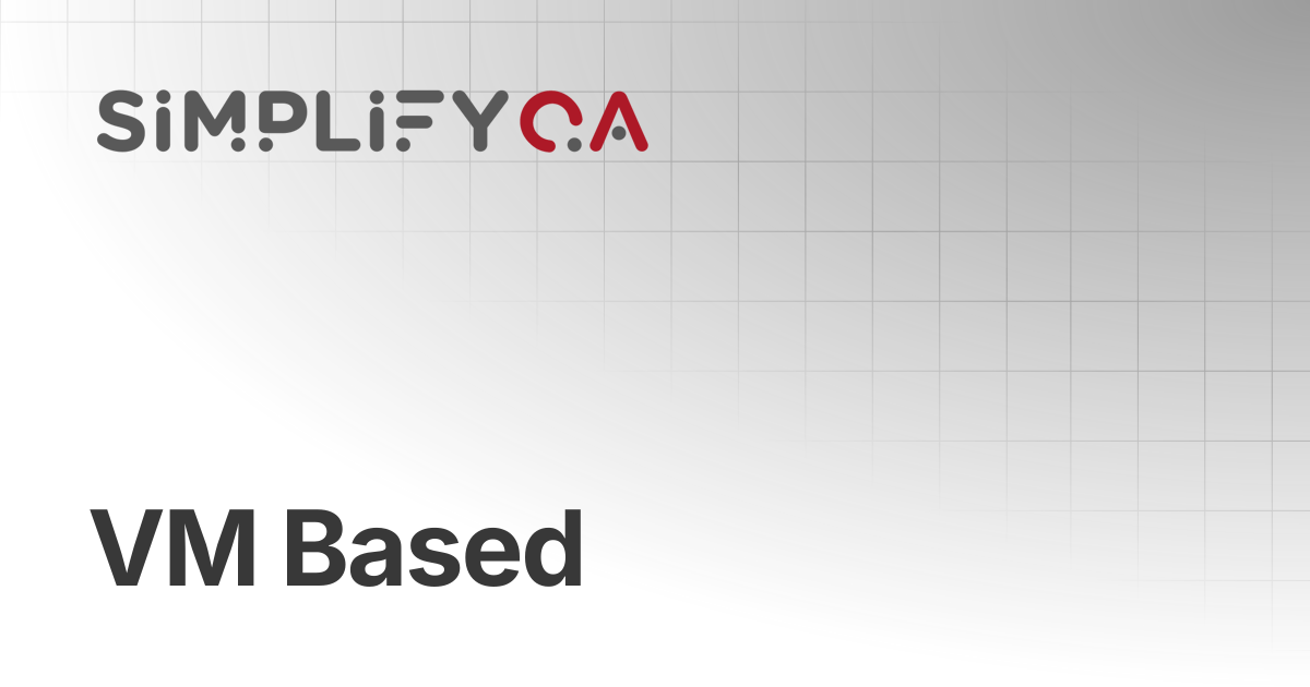 Vm Based Simplifyqa Help Doc 9384