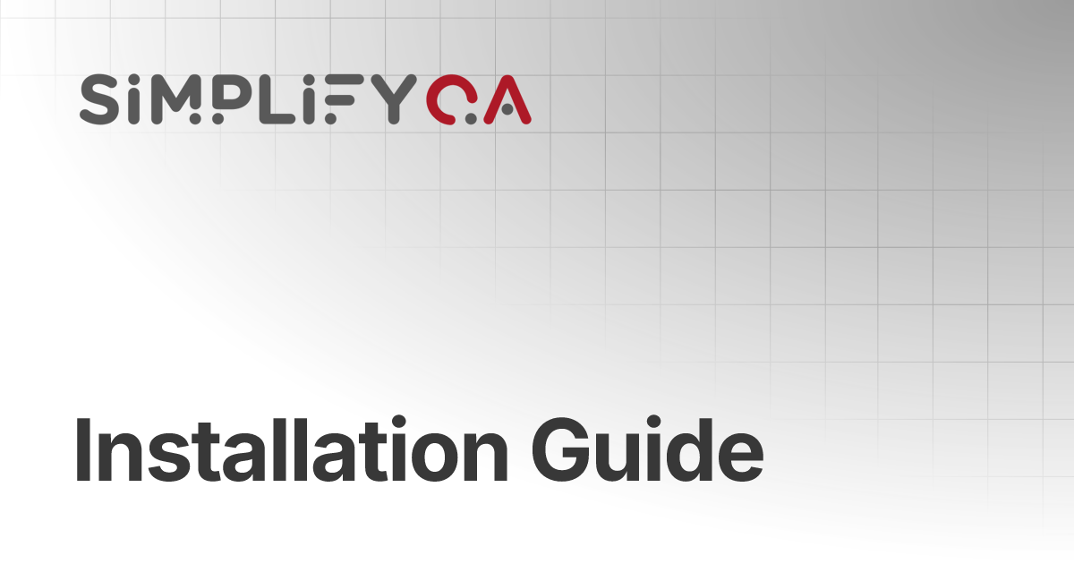 Installation Guide | SimplifyQA Help Doc
