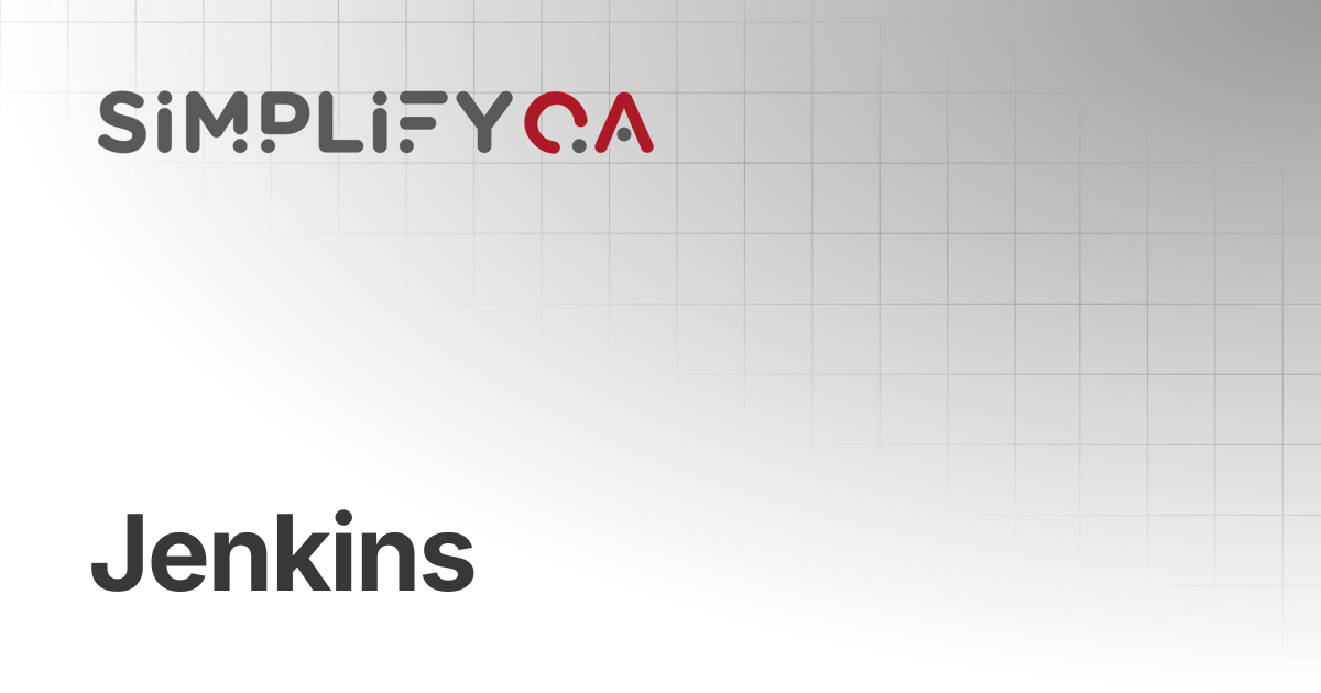 Jenkins Simplifyqa Help Doc 6090
