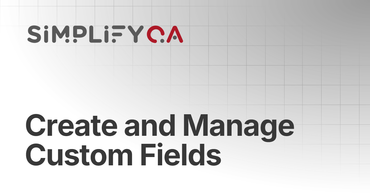 Create And Manage Custom Fields Simplifyqa Help Doc 4017
