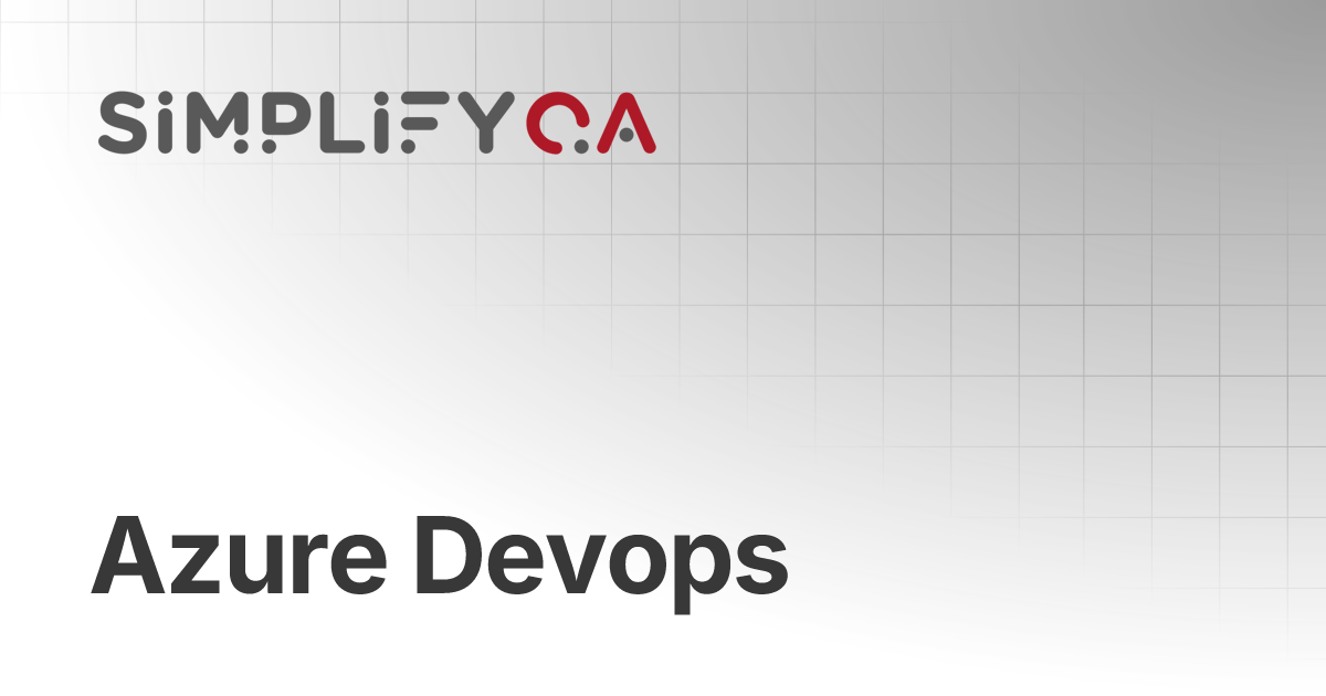 Azure Devops Simplifyqa Help Doc 3335